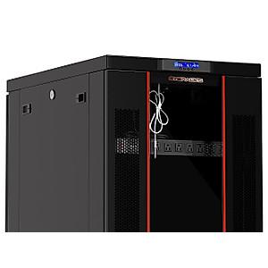Sysracks 37U Server Rack Cabinet - Heavy-Duty, Optimal Airflow, Secure Lock, Easy Assembly, Versatile Use for Data Centers and IT Equipment