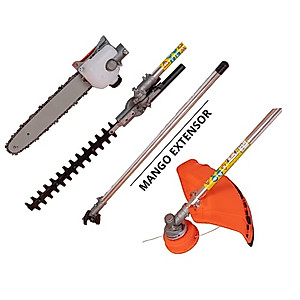 Brushcutter Kit -High Strength Long Handle Multi-Functional Chainsaw 63cc 5 in 1 - Gardening Tools - Lawn Mower, Hedge Trimmer, Brush Cutter - 2-Point Blade, 6t Blad, Lawn Edger, Edger, Grass Trimmer