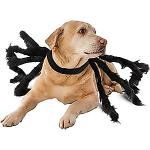 Halloween Costume for Pets Dogs Spiders Sweatshirt Cosplay Apparel Clothes Pets Dogs Halloween Funny Dog Puppies Theme Party Costume for Medium Large Dog Costume