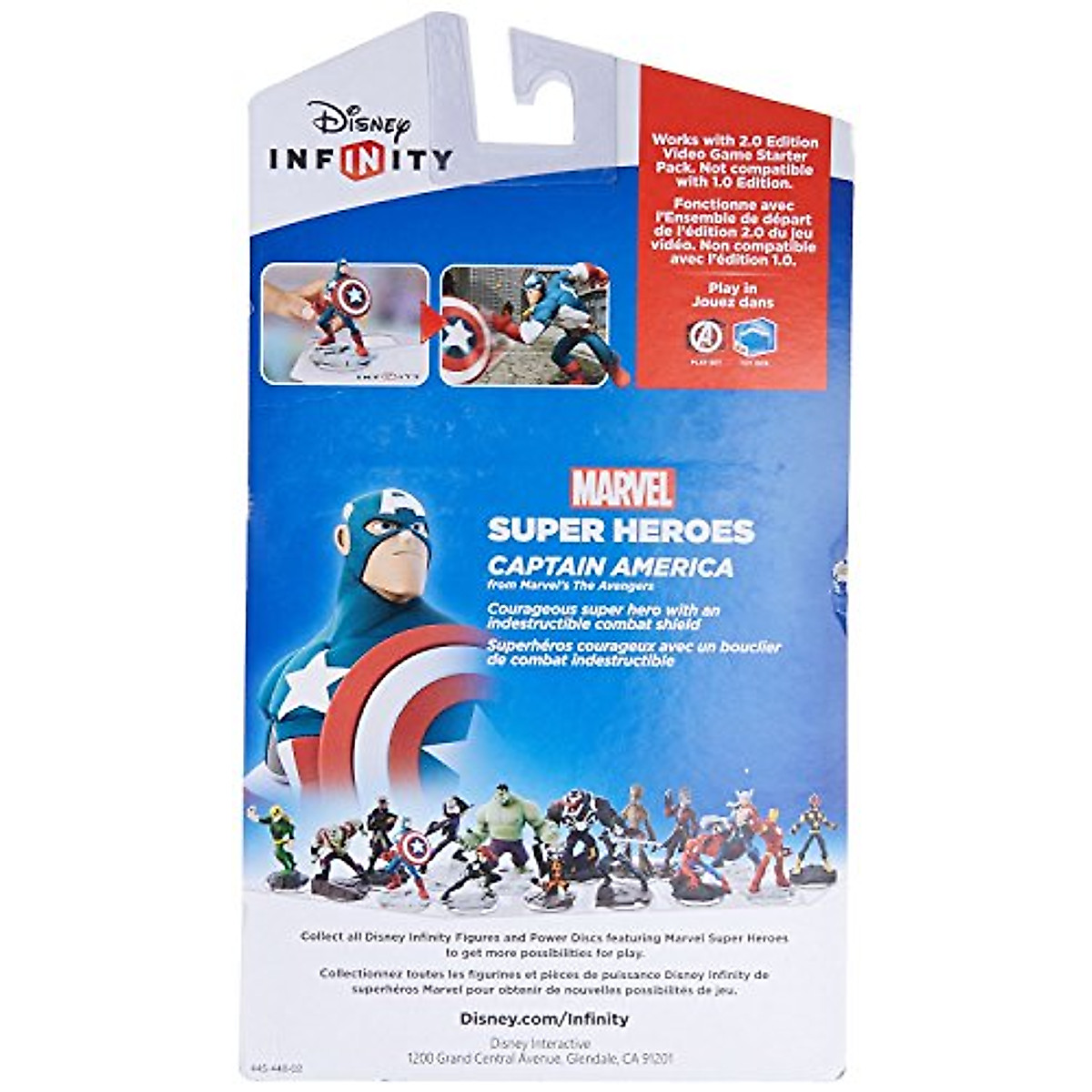 Disney Infinity: Marvel Super Heroes (2.0 Edition) Captain America Figure - Not Machine Specific