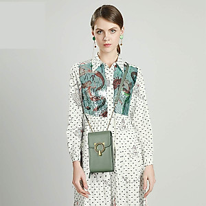 iFOXER Mini Crossbody Bags for Women, Genuine Leather Phone Purses with Credit Card Slots Ladies Small Shoulder Bags with Zip Around