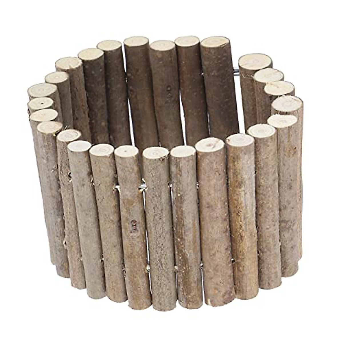 Hamster Bridge Toy, Bendable Wooden Hideout Rodents Wooden Door Fence for Small Animal Mouse Squirrel Chipmunk (60CM) Habitat Décor