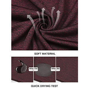 Vislivin Workout Tank Tops for Men Quick Dry Y-Back Tanks Bodybuilding Sleeveless Shirts-4 Packs Black/Grey/Navy Blue/Wine Red L