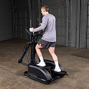 Body-Solid (E400) Elliptical Trainer Machine, Cardio Workout Crosstrainer Exercising Machines for Home & Commercial Gym with 300lb Weight Capacity