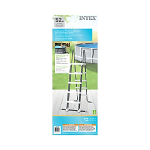 Intex 28077E Intex-52 Inch Ladder with Removable Steps Pool, 1 Size, Grey