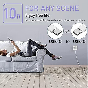 iPhone 15 Charger Fast Charging 10 FT ,20W Type C Charger with USB C to C Cable Compatible with iPhone 15/15 Plus/15 Pro/15 Pro Max,iPad Pro 12.9/11 inch 2022/2020/2018,iPad Air 5th/4th Gen/Mini 6th