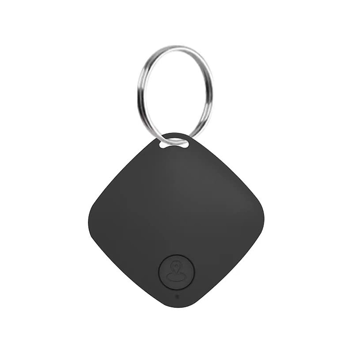 Portable Tracker Wireless Bluetooth 5.0 Smart Anti-Loss Real-Time Mini-Tracking Locator Item Detector Device for Pets, Keys, Wallets, Small Items (Black)