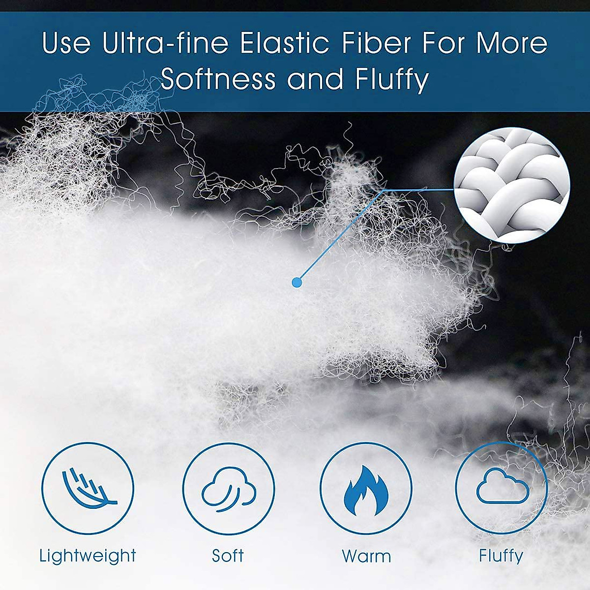 Cozynight Down Alternative Comforter-All Season Full Comforters Duvet Insert with Corner Tabs-Lightweight Breathable Reversible White Comforter 82x86 inches