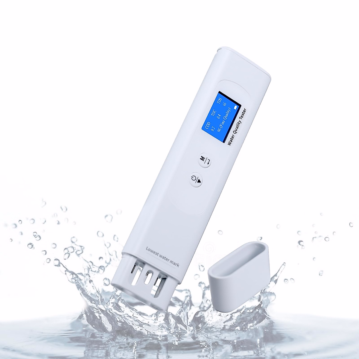 JuviPerpric TDS Meter, 6 in 1Digital Water Tester,COD/TOC/TDS/UV275/EC/Temp Water Quality Tester for Drinking Water, Well, Tap, Purified etc.