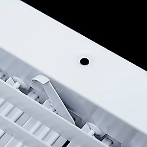 Fits 24" x 8" Duct Opening Steel Adjustable Air Supply Grille by Handua | Register Vent Cover Grill for Sidewall and Ceiling | White | Outer Dimensions: 25.75" X 9.75"