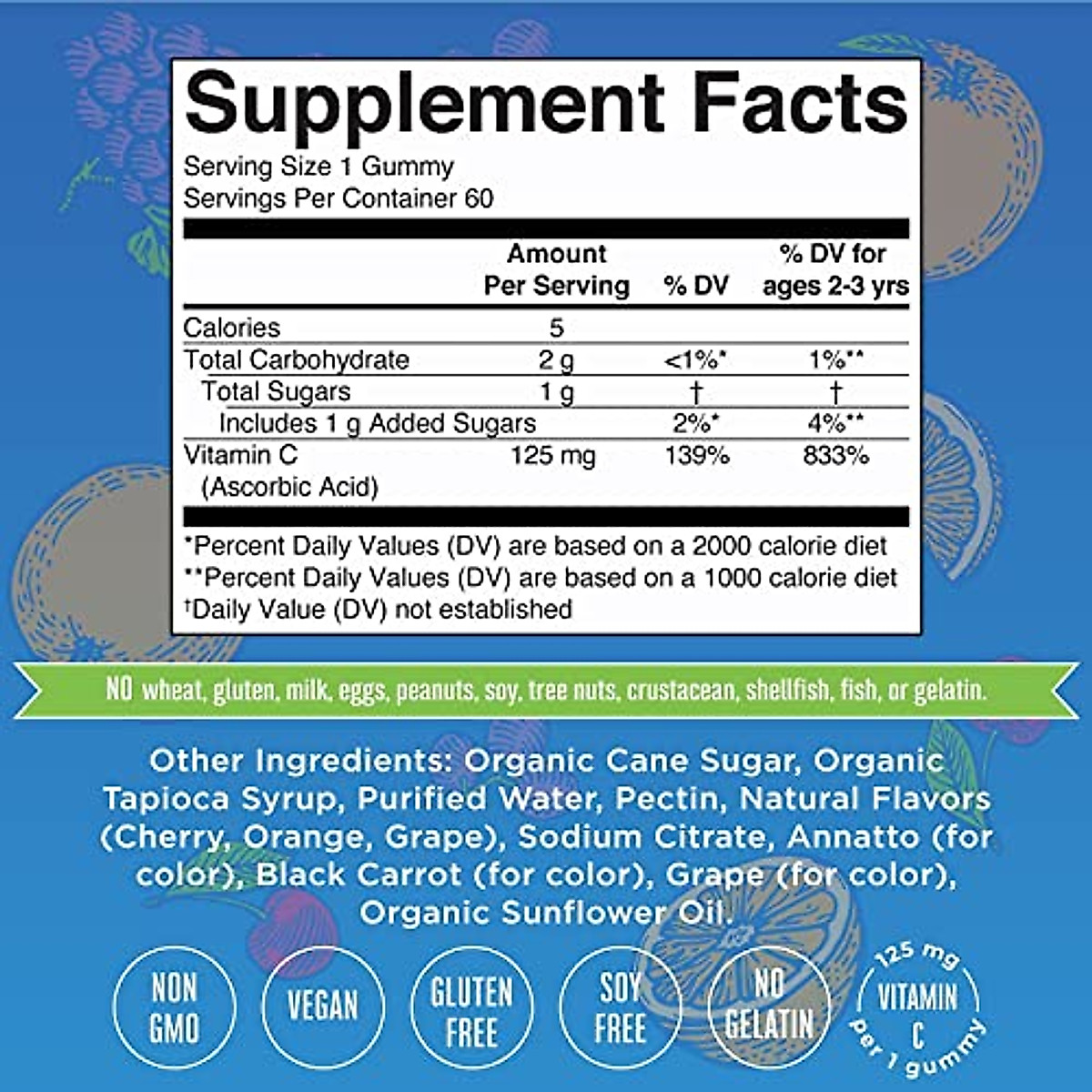 Vitamin C Gummies & Liposomal Immunity Bundle by MaryRuth's | Vitamin C Chewable Gummies, 60ct | Megadose Vitamin C Liposomal 500mg, 7.6oz | Formulated for Adults & Kids | Vegan Immune Support