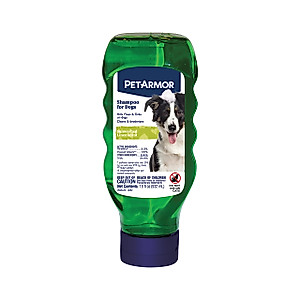PetArmor Flea & Tick Protection Shampoo for Dogs, Sunwashed Linen Scent, 18 oz