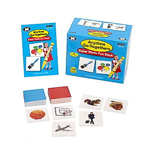 Super Duper Publications | Anytime Go-Togethers Photo Fun Deck Flash Cards | Educational Learning Resource for Children