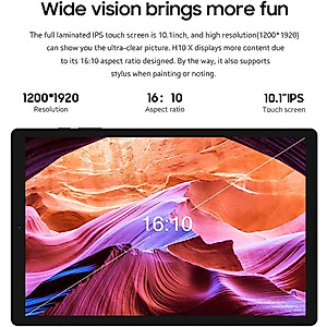 CHUWI HiPad X Tablet,4G LTE Unlocked Phablet,10.1 inch MT6771V Octa Core 4GB 128GB Android 10 Phone Call Tablets Dual Band WiFi Bluetooth 5.0,with Keyboard