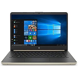 HP 14" Laptop, Intel Core i3-1005G1, 4GB SDRAM, 128GB SSD, Pale Gold, 14-DQ1038wm