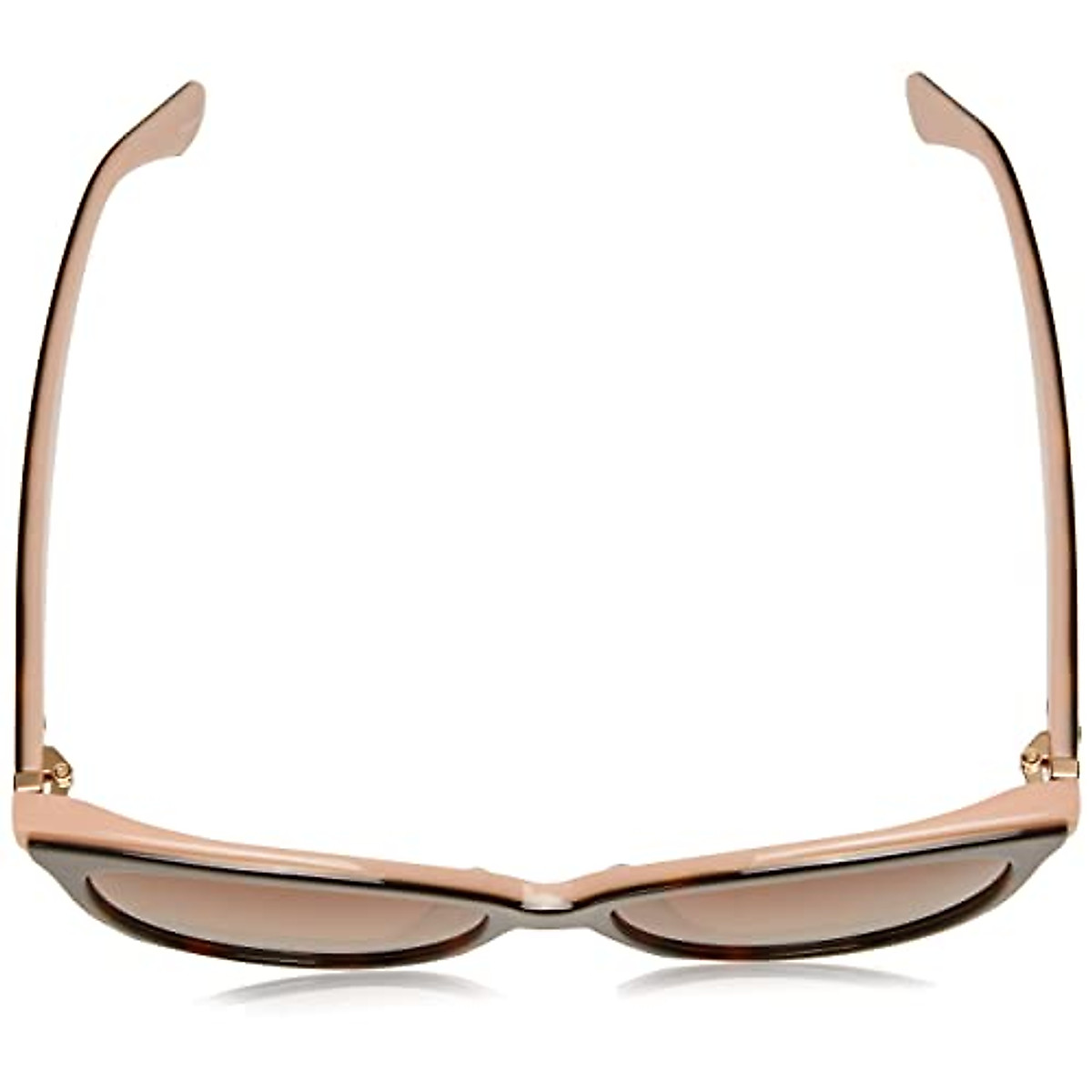 Kate Spade New York Women's Daesha Polarized Round Sunglasses, Havana Pink, 56 mm