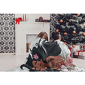 Northwest Moana Micro Raschel Throw Blanket, 46" x 60", Ocean Calling