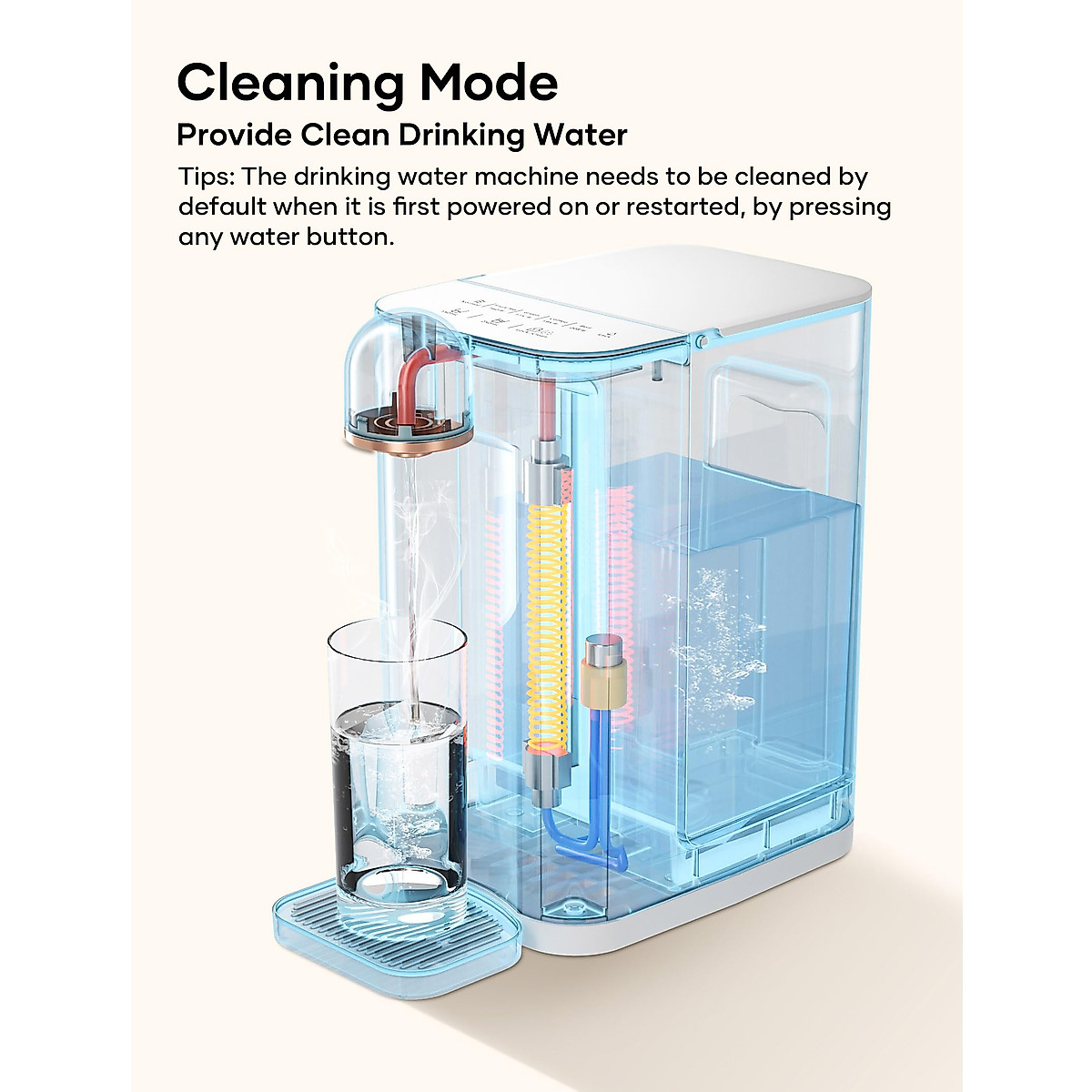 Sekaer Instant Hot Water Dispenser, 3L/106 Oz Electric Tea Kettle, Large Water Boiler Maker, 3s Quick Heating and 5 Variable Presets Temperatures, with Child Locks & Night Lights, SKE-2000