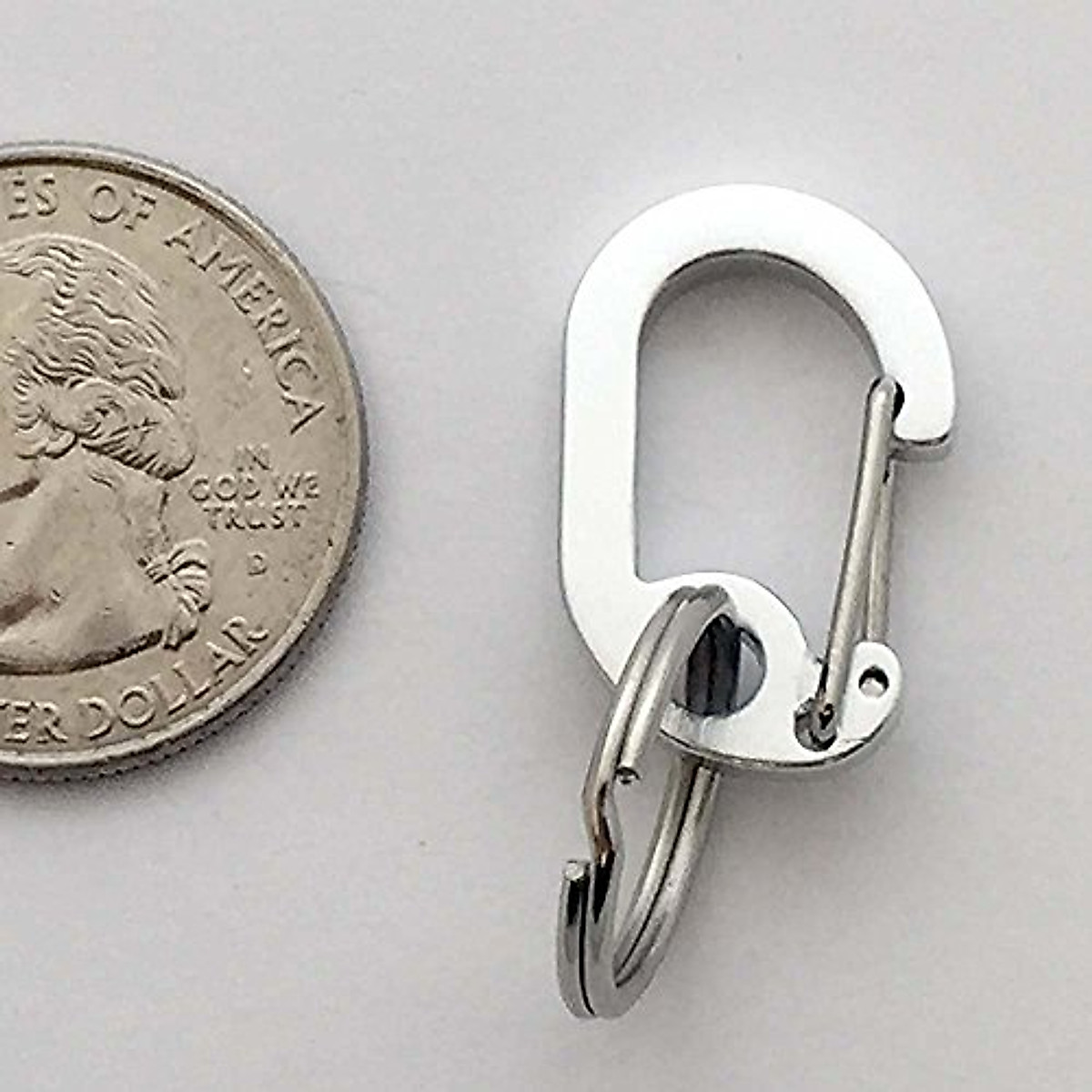 Klippy 2-Pack, 2 Pet Tag Quick Clips, Perfect for Dogs and Cats, Silver