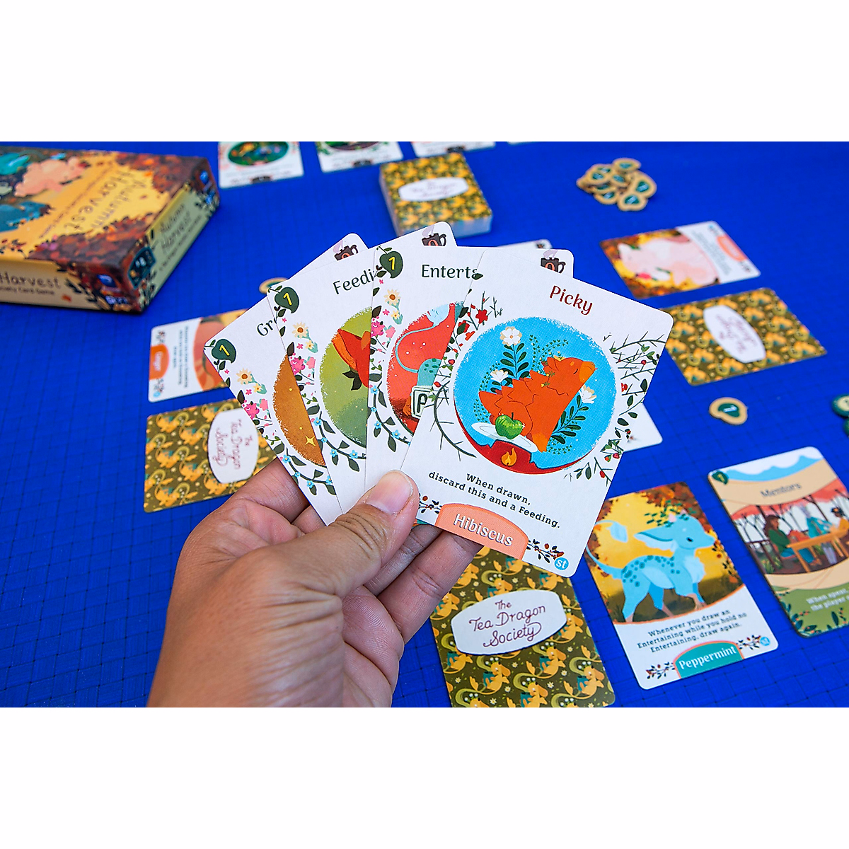 Renegade Game Studios Autumn Harvest: A Tea Dragon Society Card Game, For 2-4 friends ages 10+ in 30-60 min!