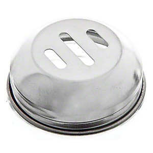 Great Credentials© Grated Cheese or Red Pepper Swirl Glass Shaker (Slotted Top)