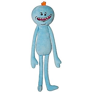 Ebiccn RickMorty Plush Toy Sanchez Smith Mr Meeseeks Jerry Summer Poopybutthole Happy Sad Scientist Stuffed Dolls 25cm 1pcs (A)