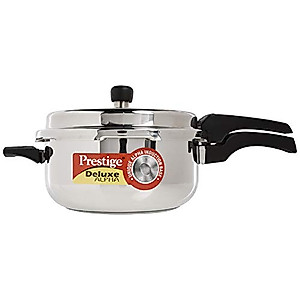 Prestige Deluxe Stainless Steel Deep Pressure Pan 5 liters