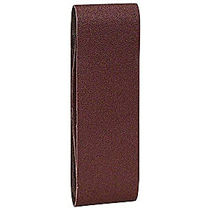 Bosch 2609256215 Sandpaper Sheets Adhesive for Sanding Machines 75 x 508 mm / 1 Sheet with Grit Size 60/1 Sheet with Grit Size 80/1 Sheet with Grit Size 100 / Red