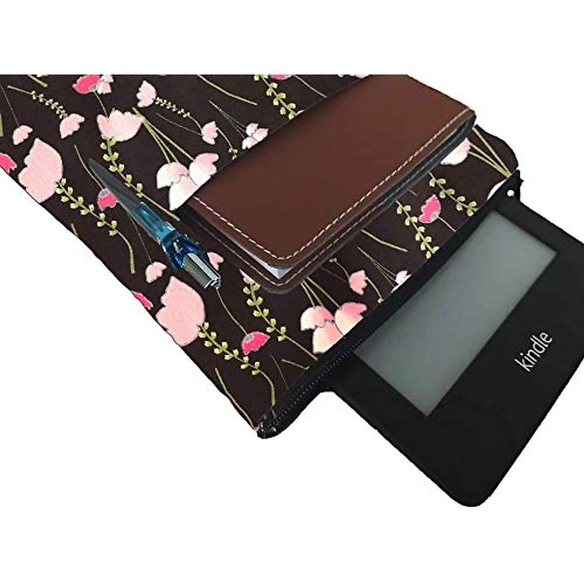 Poppy Flower Book Sleeve - Book Cover for Hardcover and Paperback - Book Lover Gift - Notebooks and Pens Not Included