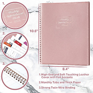 2023 Weekly Appointment Book - Daily Hourly Planner 2023, January 2023- December 2023, 8.4" x 10.6", 15-Minute Interval, Flexible Soft Cover, Twin-Wire Binding, Perfect for Your Life