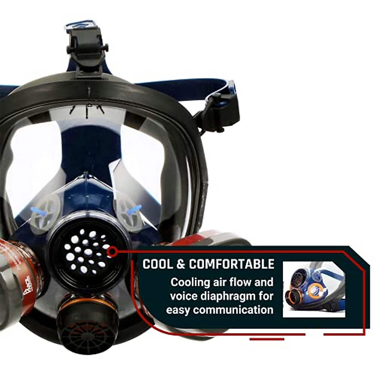 Parcil Distribution PD-101 Full Face Respirator