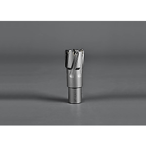 Annular Cutter Set Carbide 8pcs JESTUOUS 3/4 Inch Weldon Shank 1-3/8 Cutting Depth and Cutting Diameter from 1/2 to 1-1/16 Two Flat TCT Bit for Drill Press with 2 Pilot Pins