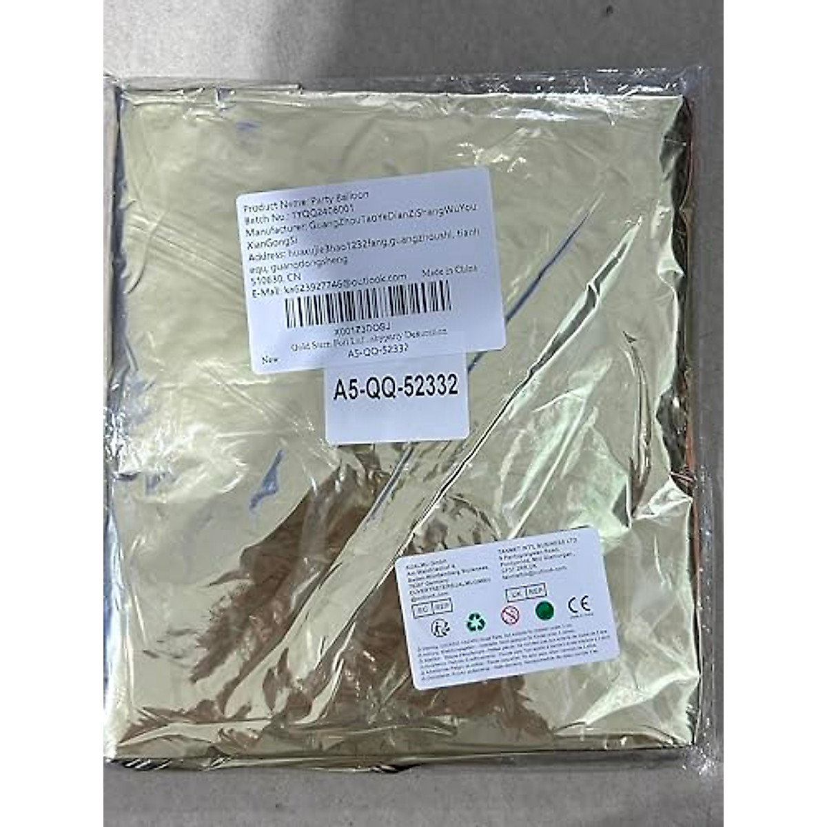 Gold Star Foil Balloons, 18 Inch Light Gold Stars Shape Foil Helium Balloons 10 Pcs Large Gold Mylar Stars Balloons Light Gold Pentagram Balloons for Birthday Wedding Baby Shower Graduation