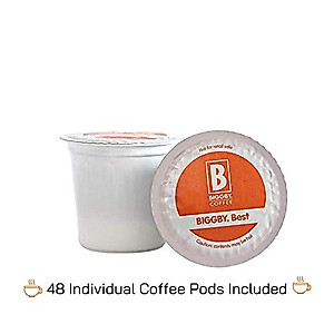 BIGGBY Best Medium Roast, 48 Count Single Serve Coffee