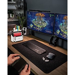 Switch Organizer with Controller Charging Station, ZAONOOL Charger Stand for Nintendo Switch & OLED Joycon, Pro Controller, Accessories Storage Tower for Games, TV Dock