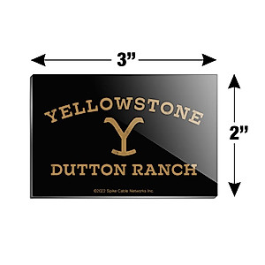 Yellowstone Dutton Ranch Rectangle Acrylic Fridge Refrigerator Magnet
