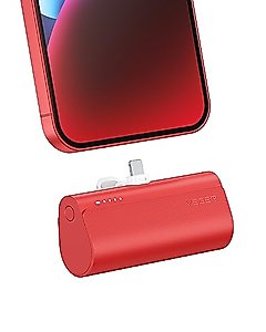 VEGER Mini Portable Charger for iPhone, 5000mAh 20W PD Fast Charging Battery Pack, Cordless Portable External Backup Charger for iPhone 13, 12, 11, 8, 7, XR, XS Max, Pro Max, AirPods