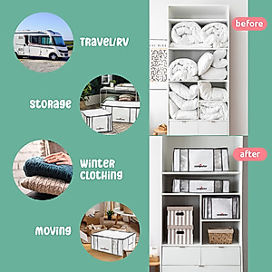 Compactor Semi Rigid 3D Vacuum Boxes (Medium, White | LIFE)