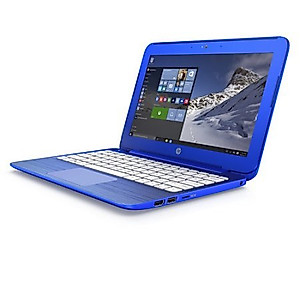 HP Stream 11.6-inch Laptop PC (2016 Model) with 1 Year Office 365 Personal, Intel Celeron N3050 1.6GHz, 2GB DDR3L RAM, 32GB SSD, Bluetooth, Wifi, Windows 10 (Blue)