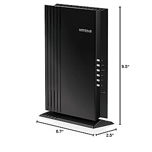 NETGEAR WiFi 6 Mesh Range Extender (EAX18) - Add up to 1,500 sq. ft. and 20+ Devices with AX1750 Dual-Band Wireless Signal Booster & Repeater (up to 1.75Gbps Speed), WPA3 Security, Smart Roaming