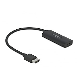 Delock Adaptor HDMI-A Male to USB Type-C™ Female (DP Alt Mode) 4K 60
