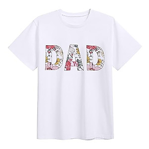 Mommy and Me Robe and Swaddle Set Floral Maternity and Baby Matching Hospital Labor Delivery Swaddling Wrap Blanket T-Shirt with Headband Hat for Mom Girls Boys Family Outfit Colourful Flower Daddy L