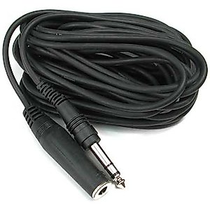 Hosa HPE-325 1/4" TRS to 1/4" TRS Headphone Extension Cable, 25 feet