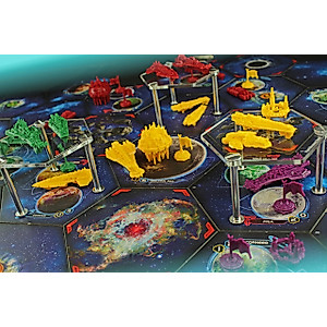 LITKO Fleet Movement Stands | Twilight Imperium 4th Edition | Clear | Pack of 3 (Deluxe)