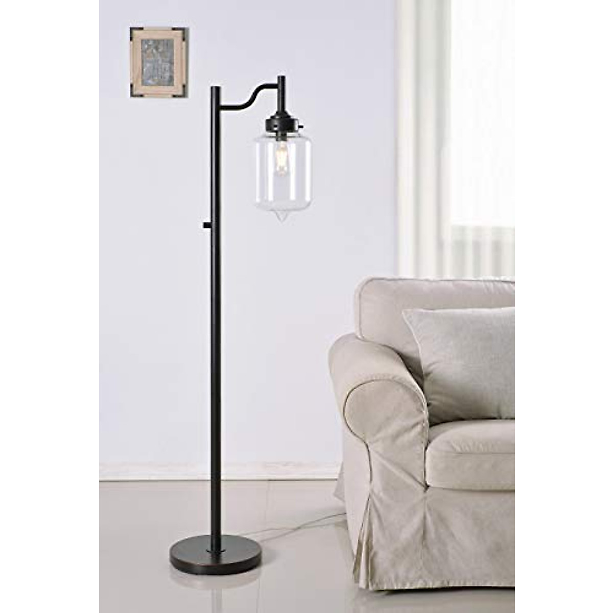 Kenroy 32408ORB Home Casey Tall Floor Lamp Oil-rubbed Bronze Finish, Small