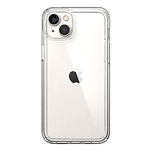 Speck Clear iPhone 15 Plus & 14 Plus Case - Drop Protection, Scratch Resistant Dual Layer Slim Phone Case for 6.7 Inch iPhones 15 Plus & 14 Plus - Anti-Yellowing & Anti-Fade Case - GemShell