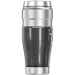 Black Lightning Black Lightning Character, THERMOS STAINLESS KING Stainless Steel Travel Tumbler, Vacuum insulated & Double Wall, 16oz