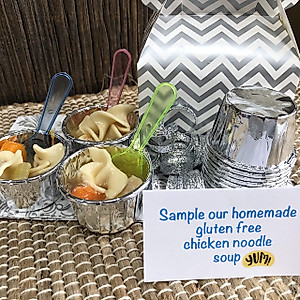 Silver Foil MINI Candy Nut Cups - Mini Baking Liners - Silver 50 Pack