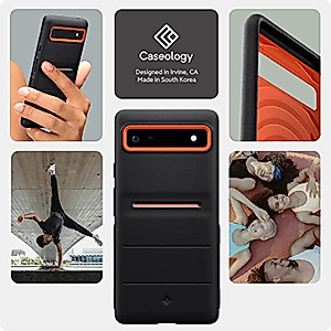 Caseology Athlex Compatible with Google Pixel 6A Case 5G (2022) - Active Orange