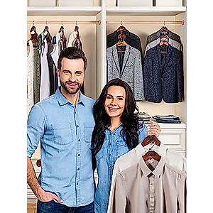 HOUSE DAY Space Saving Hanger Hooks 60 Pack, Black Clothes Hanger Connector Hooks, Heavy Duty Hanger Hooks Space Saver, Durable Hanger Connector Hooks, Premium Cascading Hanger Hooks for Closet